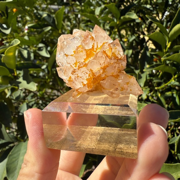 Other | Lotus Quartz Cluster Madagascar Flower Quartz Cluster Candle ...